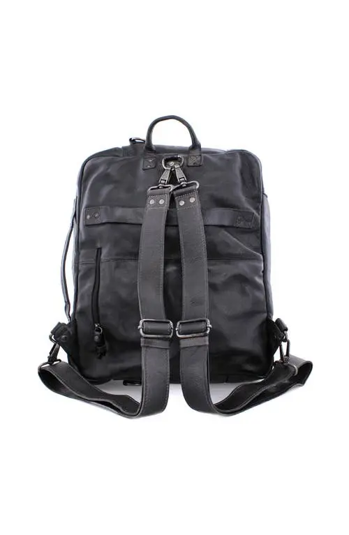 Bed Stu Leather Convertible Bag - Black Dd