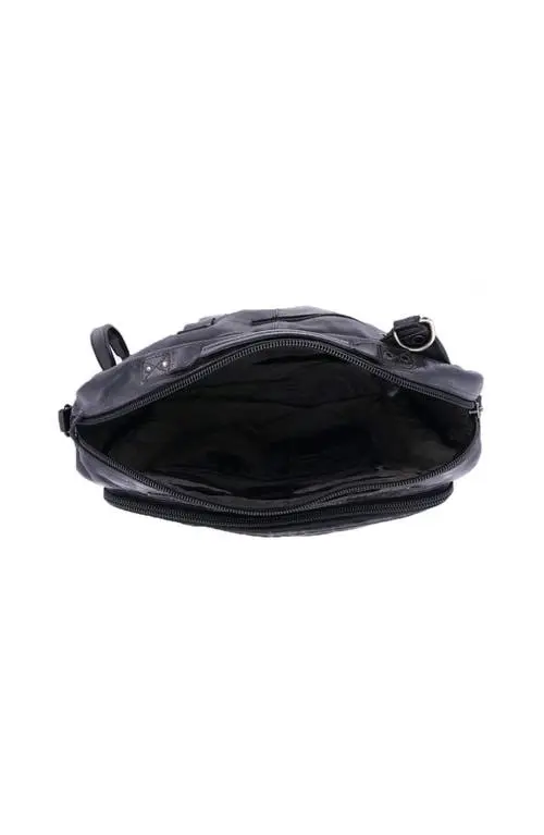 Bed Stu Leather Convertible Bag - Black Dd