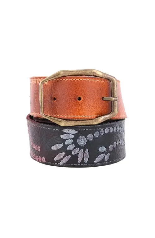 Bed Stu Mohawk Leather Belt - Bird Of Paradise Td