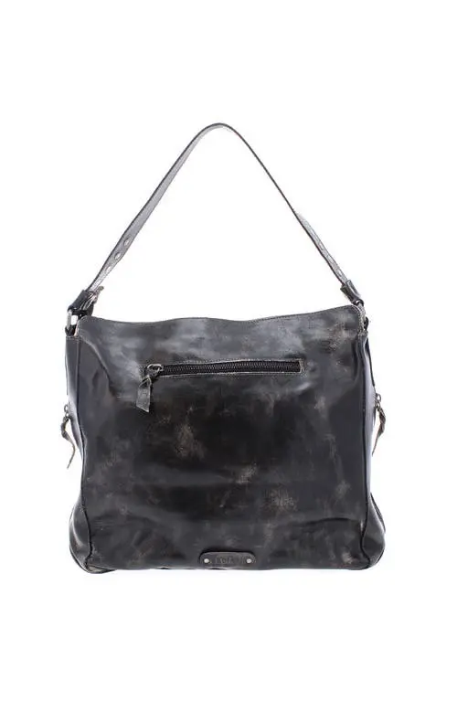 Bed Stu Packet Ltc Leather Shoulder Tote - Black Hw