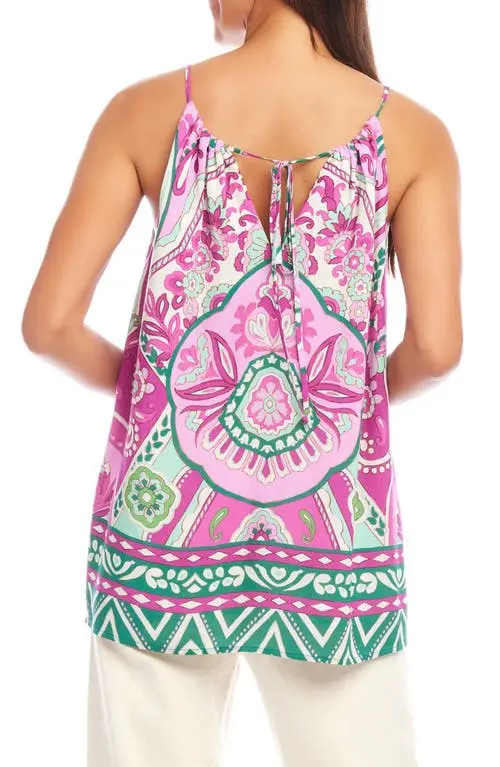 Karen Kane Keyhole Sleeveless Tank Top