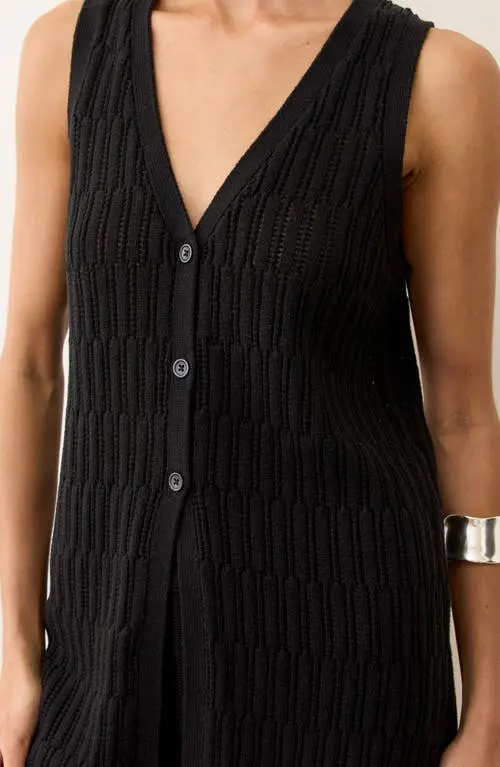Marine Layer Open Stitch Sweater Vest