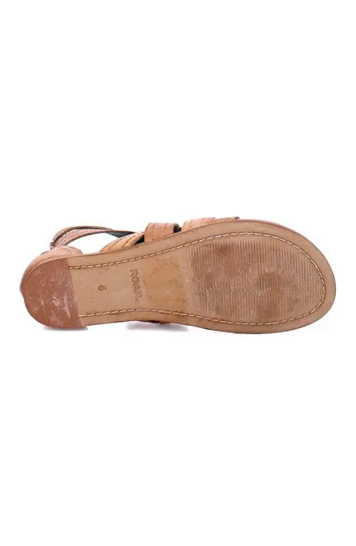 ROAN Royalty Leather Sandal - Pecan Hd Tml