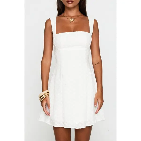 strapless open back dress Lunya Top | Green | Womens main image 0