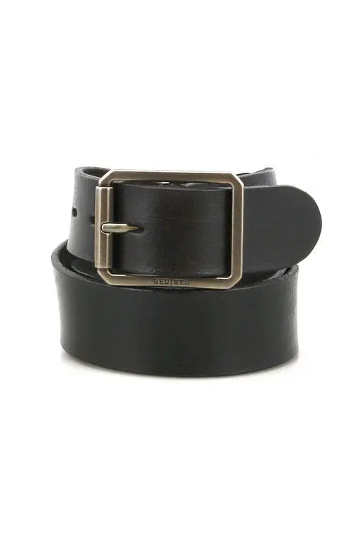 Bed Stu Drifter Leather Belt - Black Dd