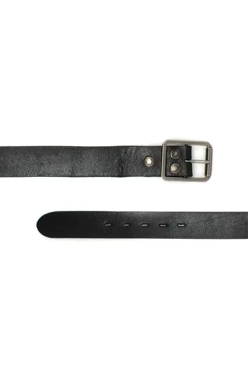 Bed Stu Drifter Leather Belt - Black Dd