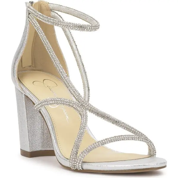 Jessica Simpson Ankle Strap Block Heel Sandals