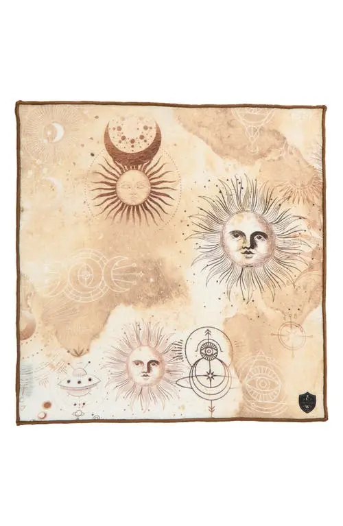 CLIFTON WILSON Arcane Linen Pocket Square