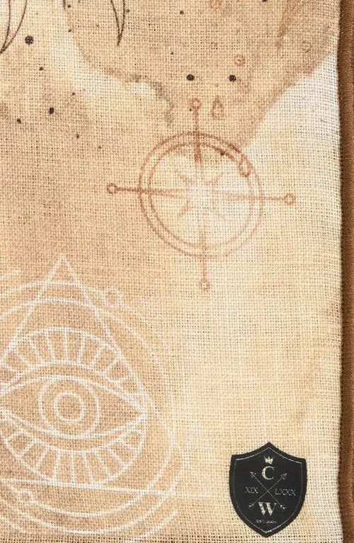 CLIFTON WILSON Arcane Linen Pocket Square
