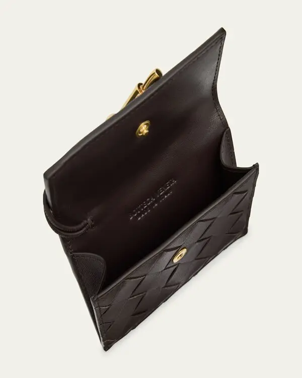 Bottega Veneta Andiamo Slim Leather Card Case - Fondant