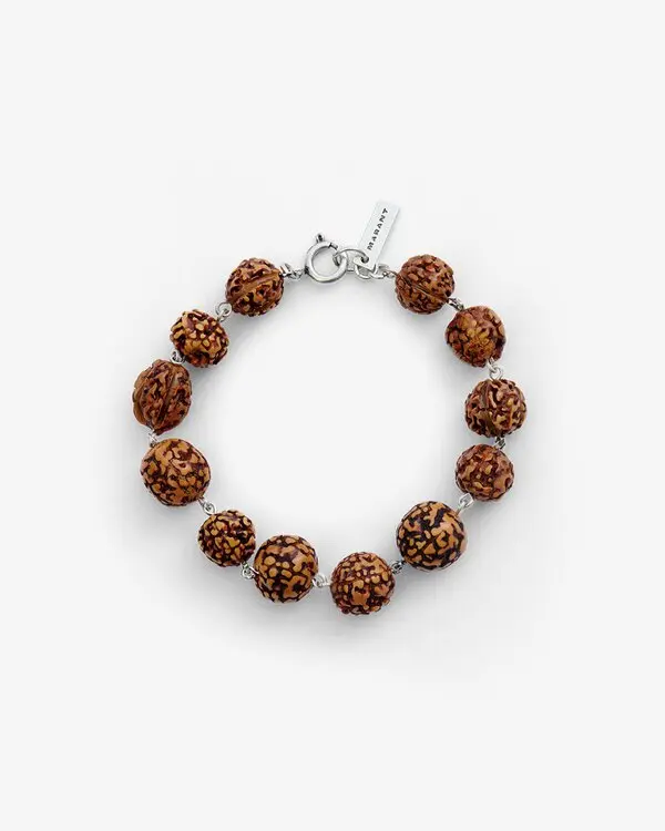 Isabel Marant Hugh Rudraksha Bracelet - Natural/silver