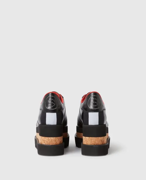 Stella McCartney Sneak-elyse Platform Lace-up Sneakers - Black
