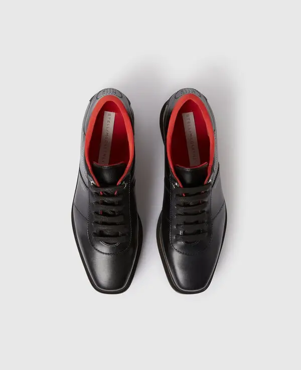 Stella McCartney Sneak-elyse Platform Lace-up Sneakers - Black
