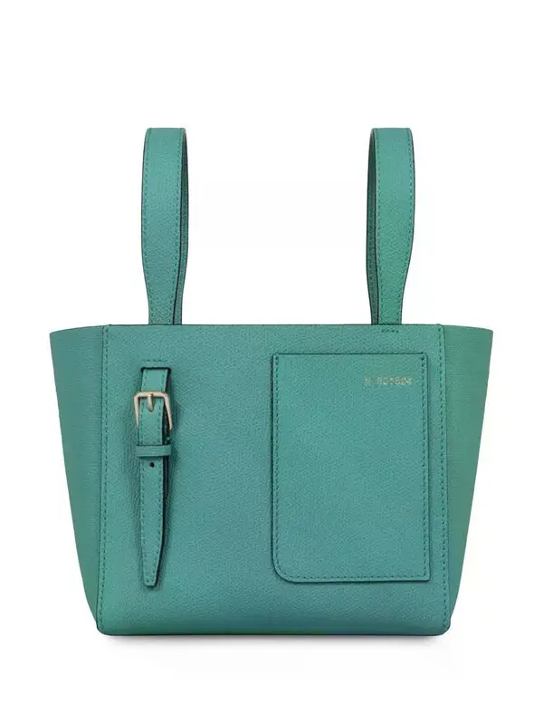 VALEXTRA Micro Soft Bucket Bag - Blue