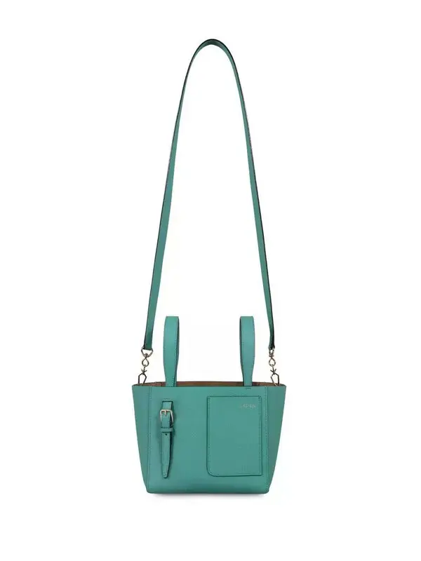 VALEXTRA Micro Soft Bucket Bag - Blue