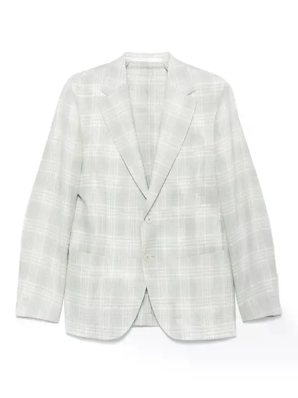 Eleventy Checked Blazer