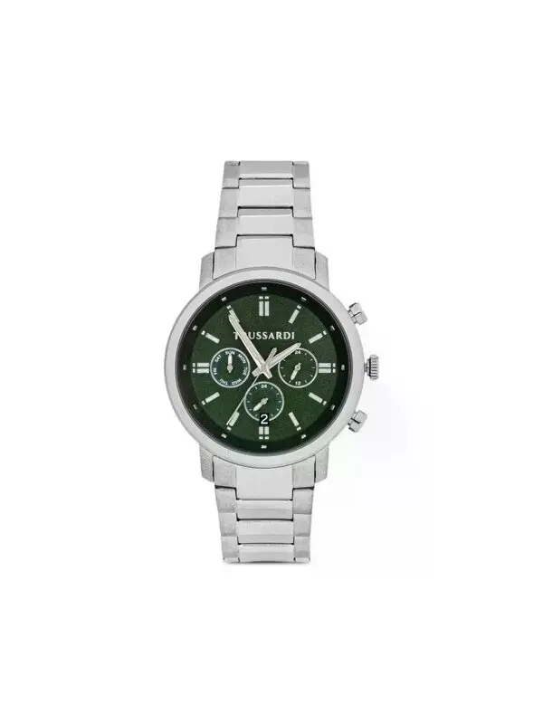 TRUSSARDI T-couple 43mm Chronograph Watch - Silver