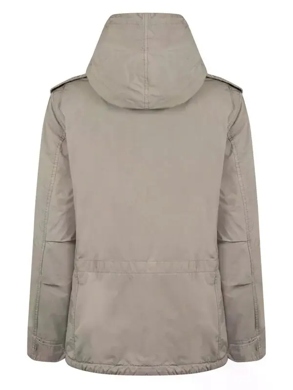 Aspesi Multi-pocket Hooded Jacket - Neutrals