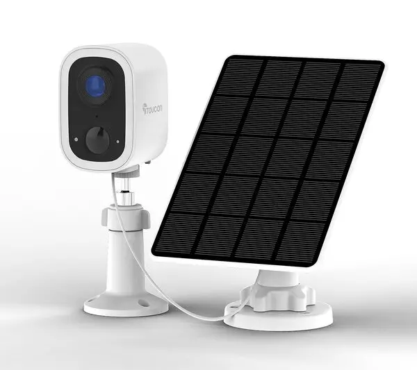 TOUCAN Wireless 2k S4 Security Camera And Solar Panel Bundle - One-color