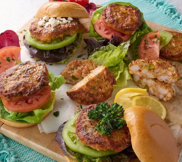 PRIME SHRIMP 4oz Premium Shrimp Burgers - One-color