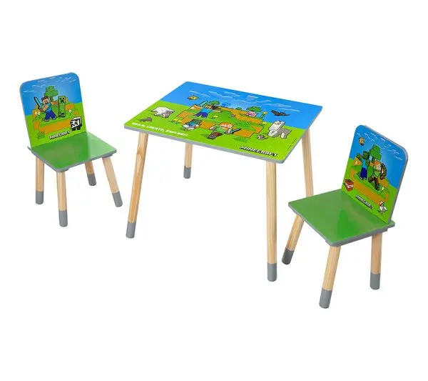 QVC Minecraft Table & 2 Chairs
