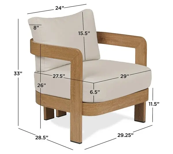 REAL FLAME Arlo Outdoor Modern Chair
