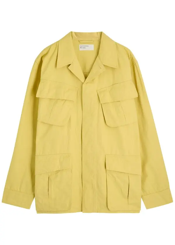 Universal Works Jungle Linen-blend Overshirt Jacket