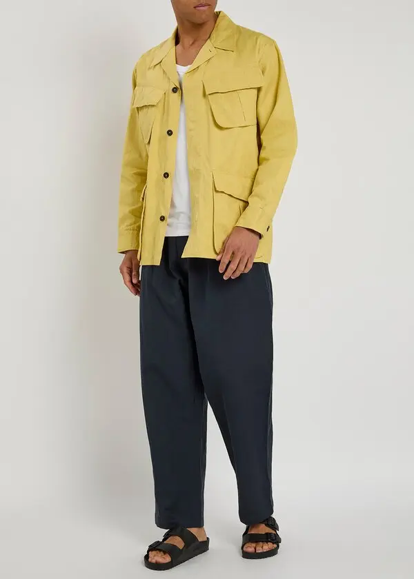 Universal Works Jungle Linen-blend Overshirt Jacket