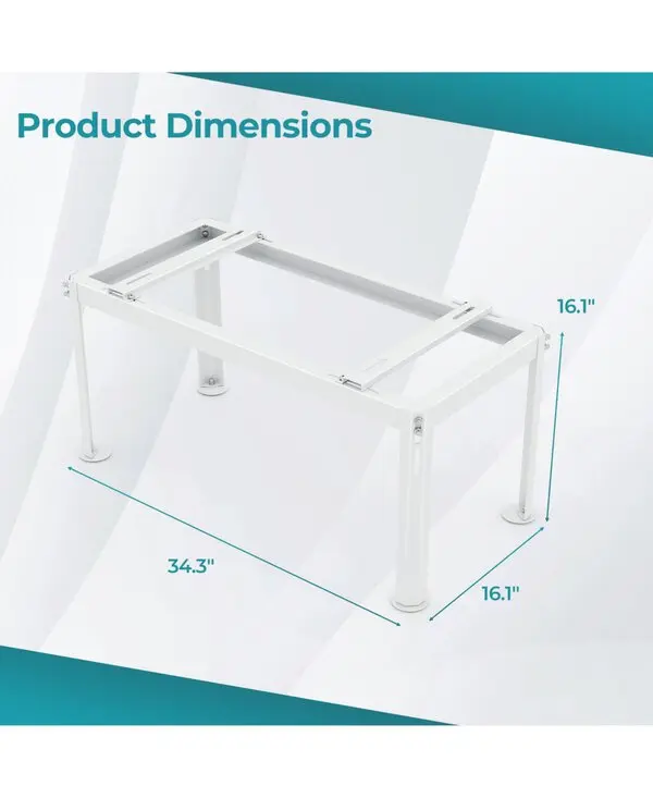MECALE Mini Split Ground Stand For 9000-18000 Btu Ductless Air Conditioner