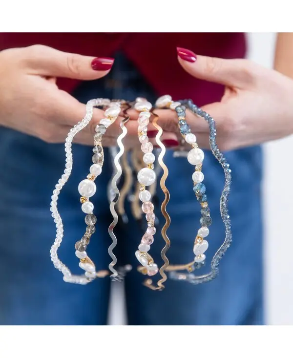 HEADBANDS OF HOPE Wavy Beaded Headband