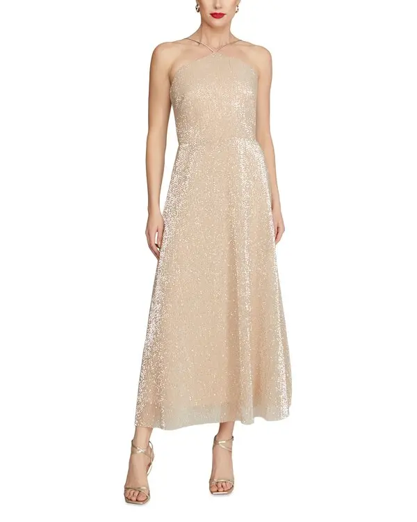 Halston Denise Sequin Midi Dress
