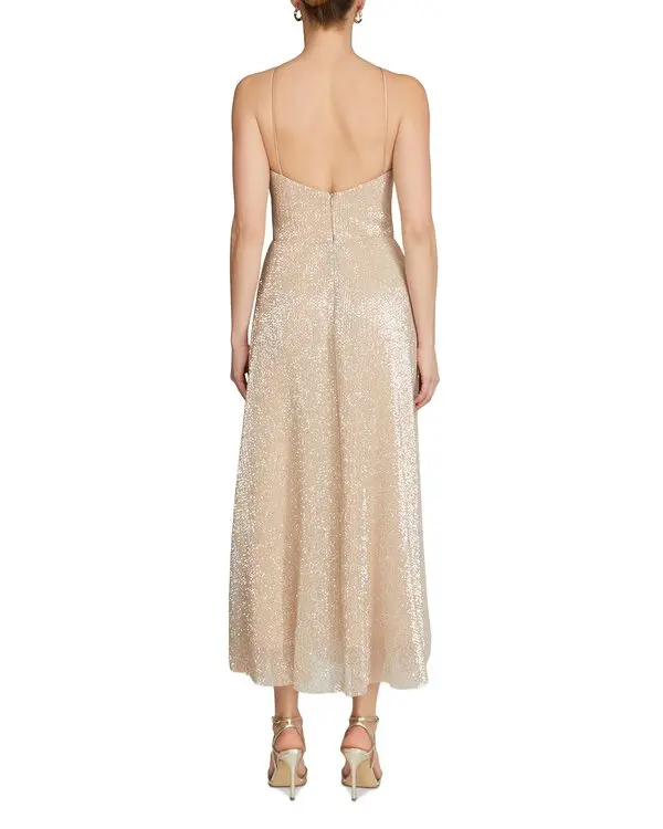 Halston Denise Sequin Midi Dress