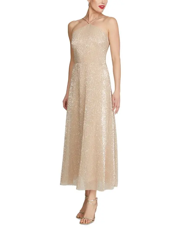 Halston Denise Sequin Midi Dress