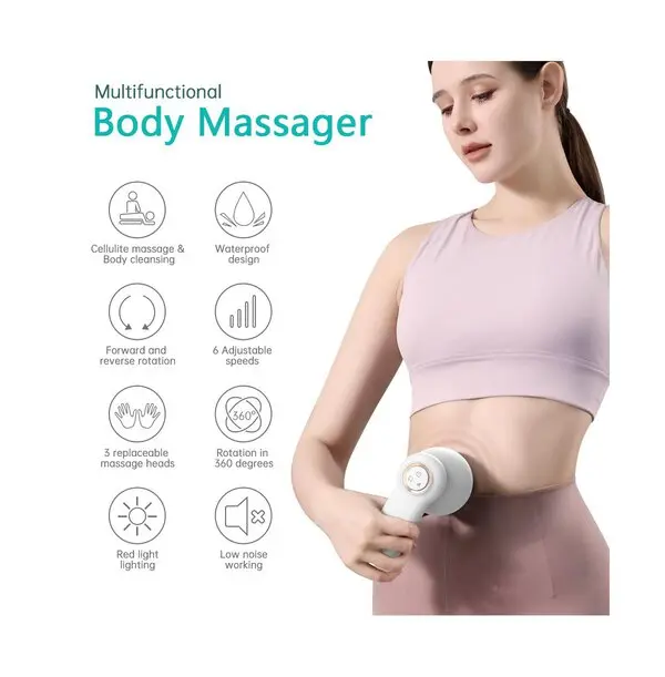 PROSPERA Penguin Red Light Body Massager With 3 Heads