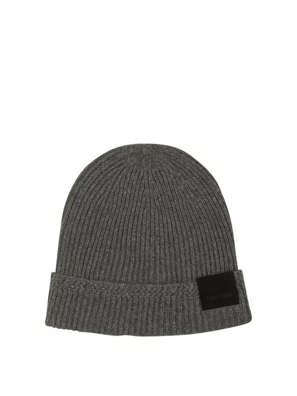 TOM FORD Cashmere Beanie - Grey