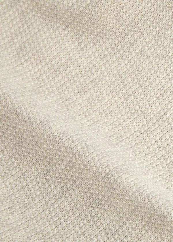 John Smedley Textured Fine-knit Wool Polo Shirt