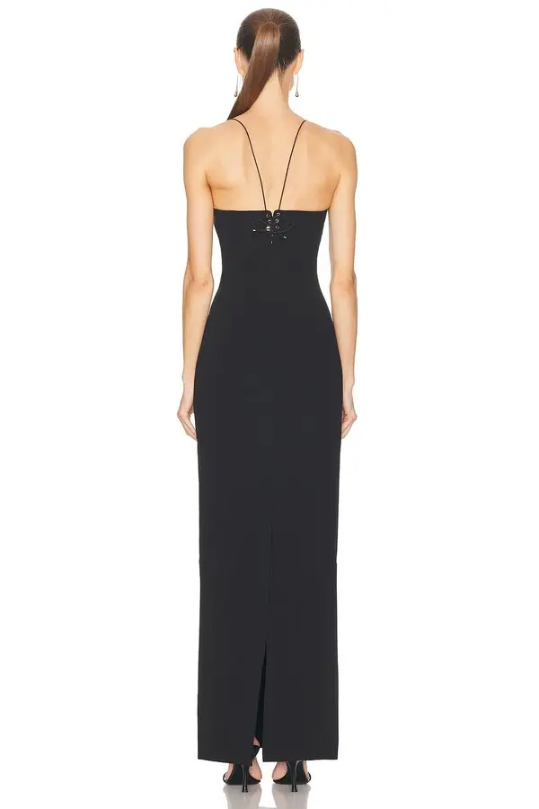 maxi dress with cleavage Autumn Bodycon Maxi Dress with Cleavage and Side Spilt for Women
