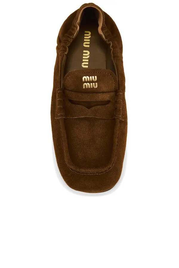 Miu Miu Suede Loafer - Rovere