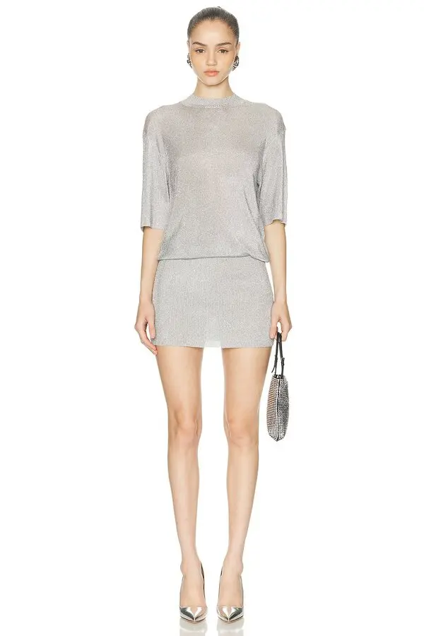 SEROYA Metallic Rae Dress