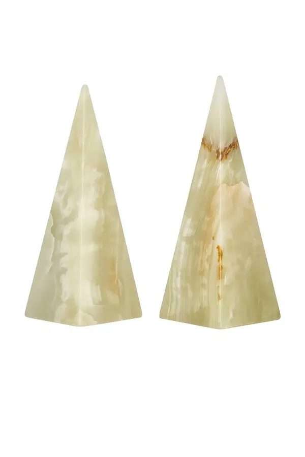 LOREN STEWART Prism Bookend - Green Onyx