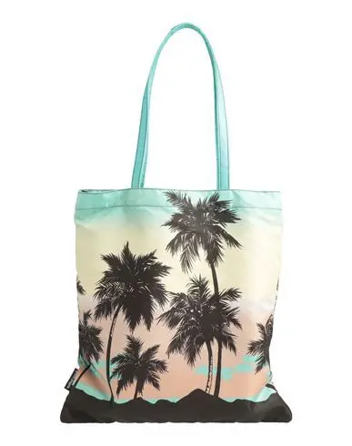 Palm Angels Shopper Bag With Hawaiian Print - Blue