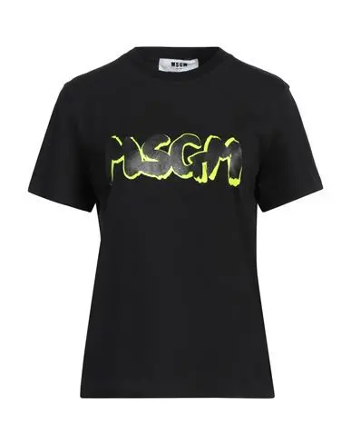 MSGM Cotton T-shirt - Black