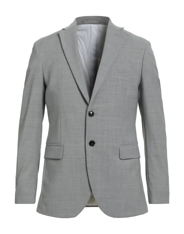 LIU •JO MAN Blazer Military Size Polyester, Wool, Elastane - Grey