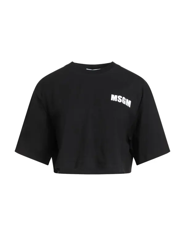MSGM Cotton T-shirt - Black