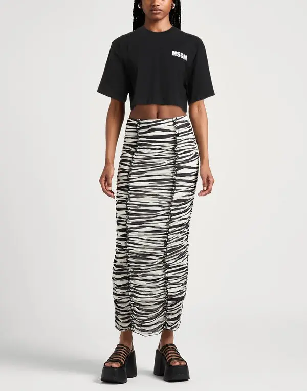 MSGM Cotton T-shirt - Black