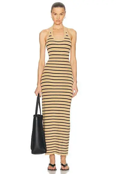 Proenza Schouler Meryl Dress - Khaki Multi
