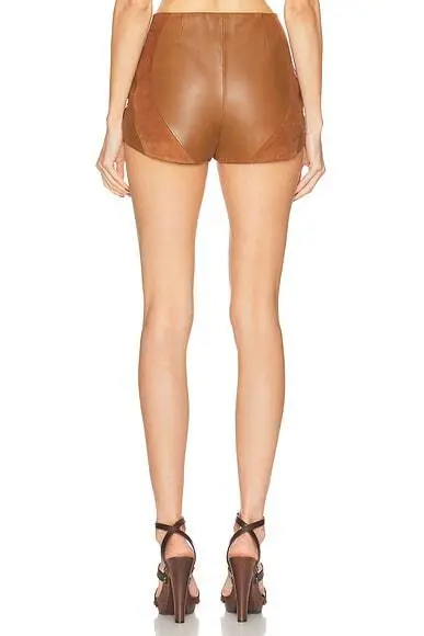 Retrofete Agda Suede Short