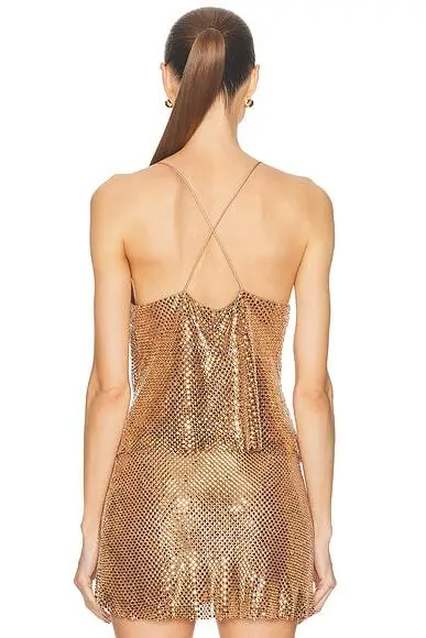 Retrofete Shiloh Embellished Cami Top - Ecru
