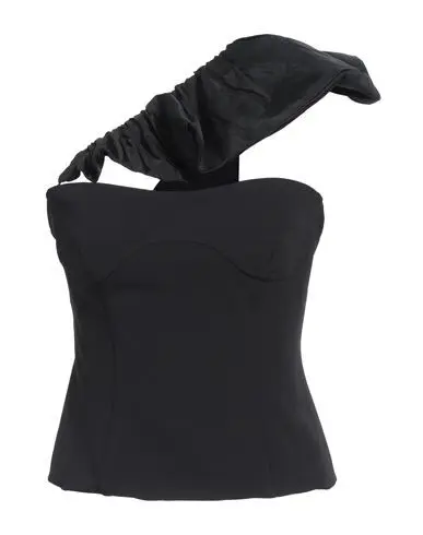 Pinko One-shoulder Top With Detachable Sleeves