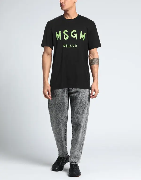 MSGM T-shirt Size Cotton - Black